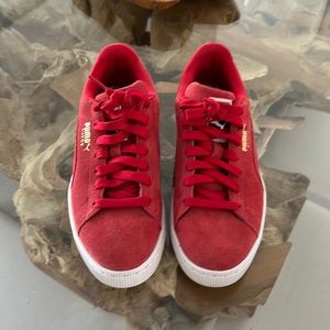 Puma Red Suede Sneakers - Gem